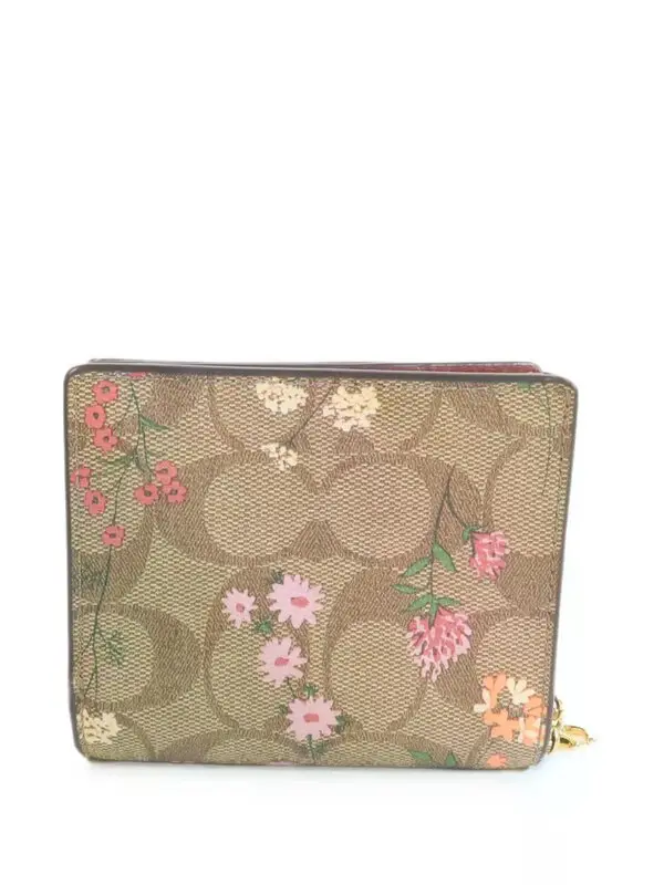COACH VINTAGE Floral-print Wallet