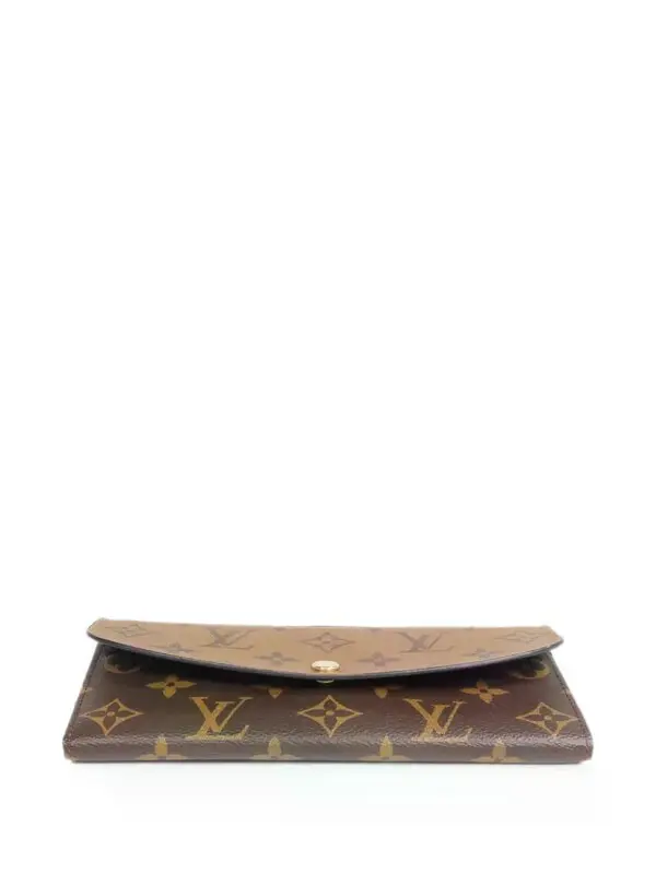 LOUIS VUITTON Monogram Reverse Emilie Wallet - Neutrals