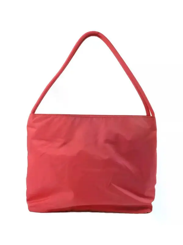 Prada Enamel Triangle Logo Handbag
