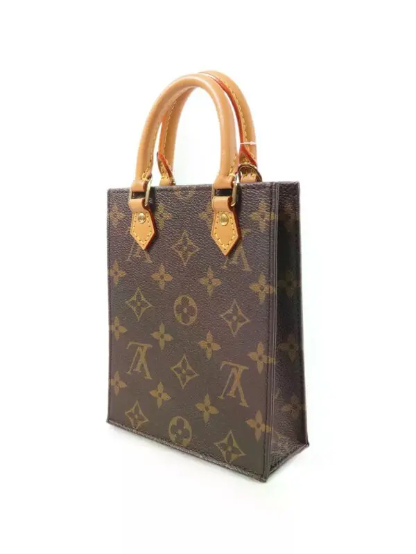 LOUIS VUITTON Petit Sac Plat Monogram Tote Bag