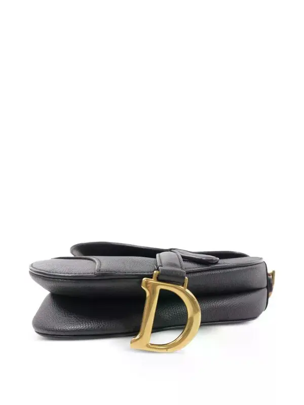 Dior Mini Saddle Shoulder Bag - Black