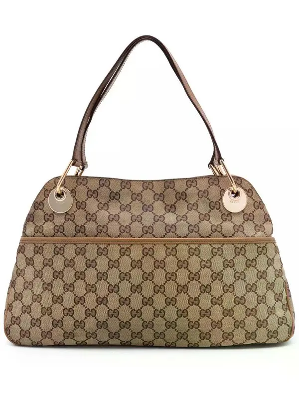 Gucci Gg Canvas Eclipse Shoulder Bag - Neutrals