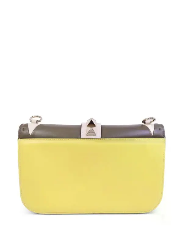 Valentino Garavani Glam Lock Chain Shoulder Bag - Yellow