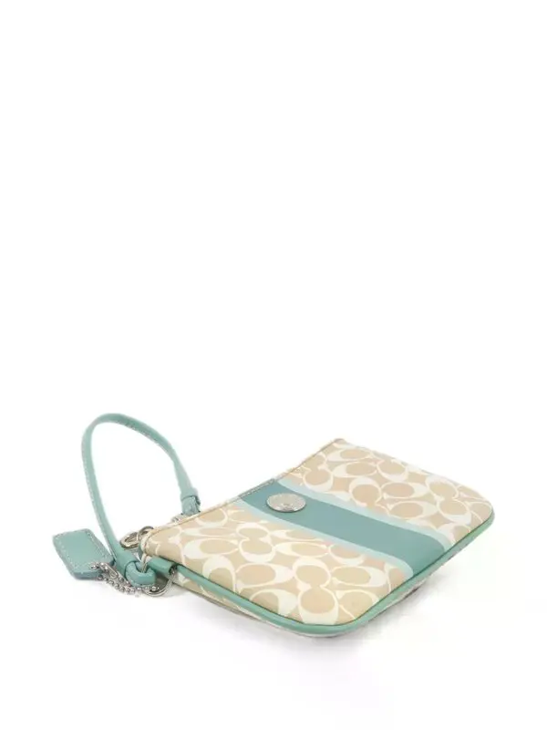 COACH VINTAGE Signature Monogram Pouch