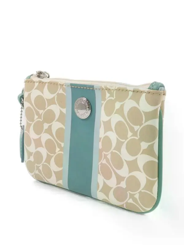 COACH VINTAGE Signature Monogram Pouch