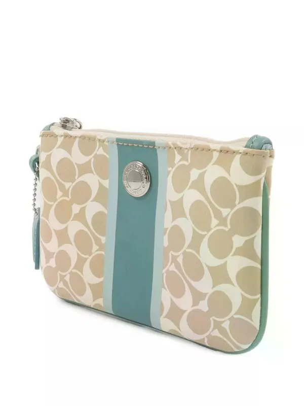 COACH VINTAGE Signature Monogram Pouch
