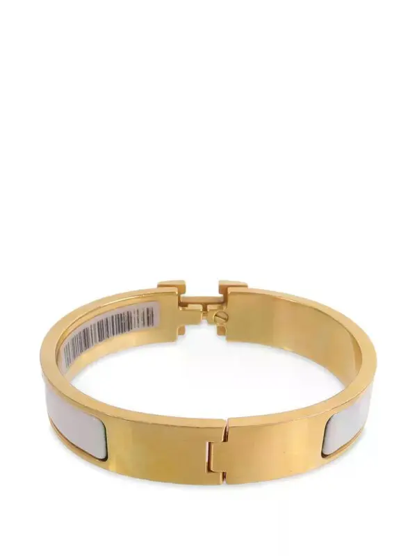 Hermès Clic H Bangle Bracelet - Gold