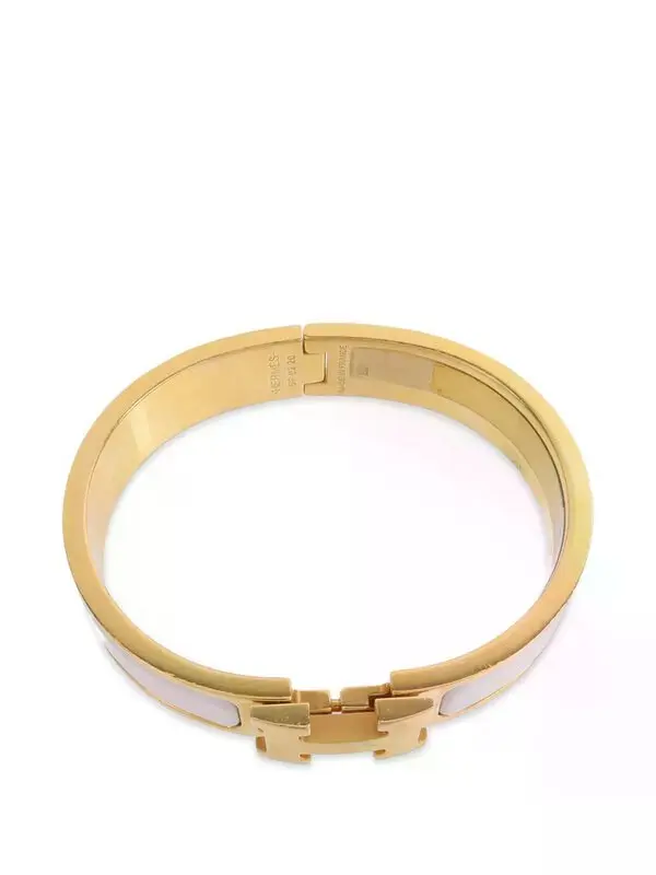 Hermès Clic H Bangle Bracelet - Gold