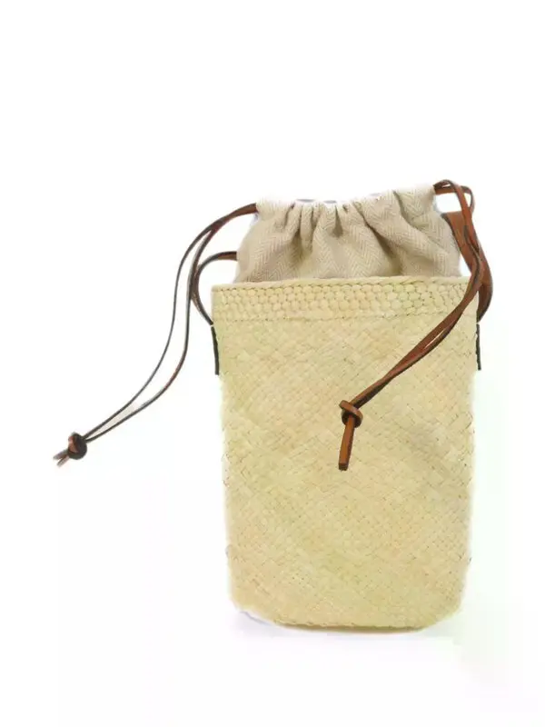 Loewe Iraca Palm Anagram Shoulder Bag