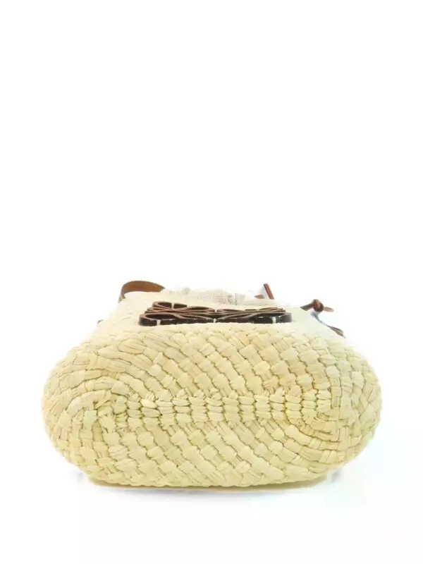 Loewe Iraca Palm Anagram Shoulder Bag