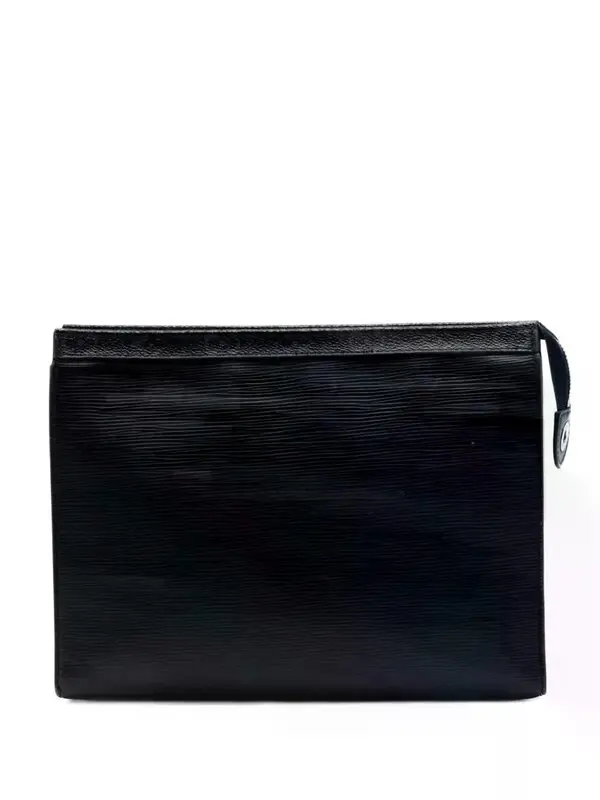 LOUIS VUITTON Epi Monogram Eclipse Pochette Voyage Mm Clutch Bag - Black