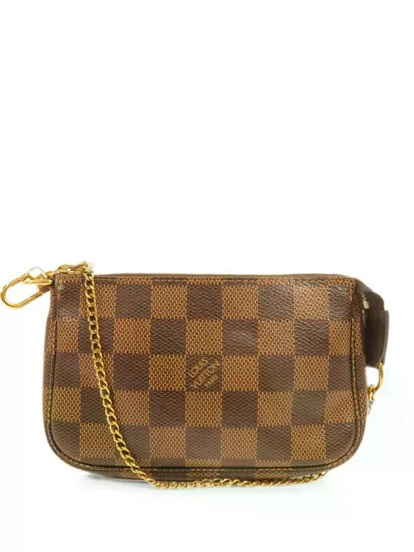 LOUIS VUITTON Mini Pochette Accessoires Damier Shoulder Bag