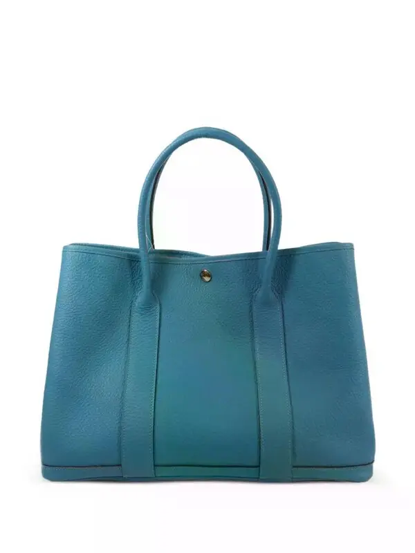 Hermès 2014 Garden Party Tpm Tote Bag - Blue