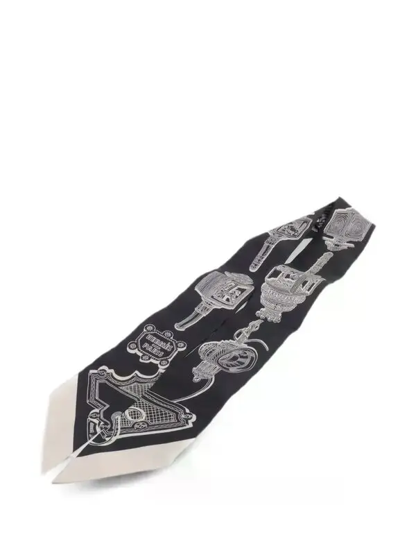 Hermès Merveilleuses Lanternes" Twilly Scarf