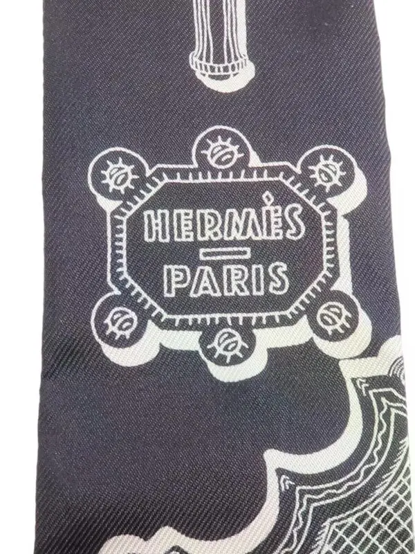 Hermès Merveilleuses Lanternes" Twilly Scarf