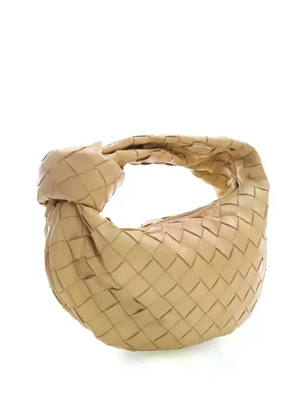 Bottega Veneta Mini Nappa Intrecciato Jodie Hobo Bag - Neutrals