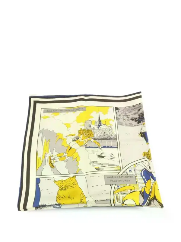 Hermès Wow 90 Double-face Scarf