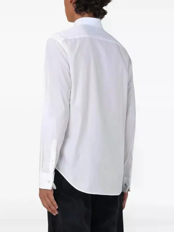 Emporio Armani Cotton Longsleeved Shirt - White