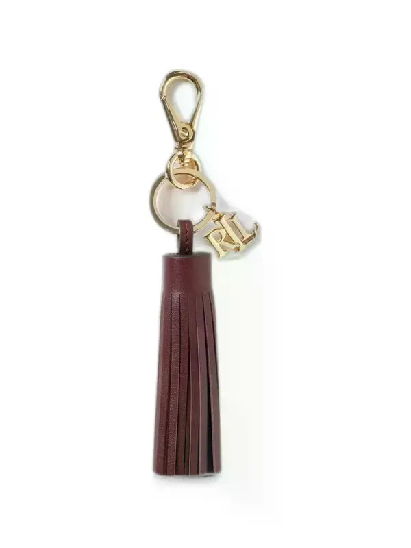 Ralph Lauren Logo-charm Tassel Keyring - Red