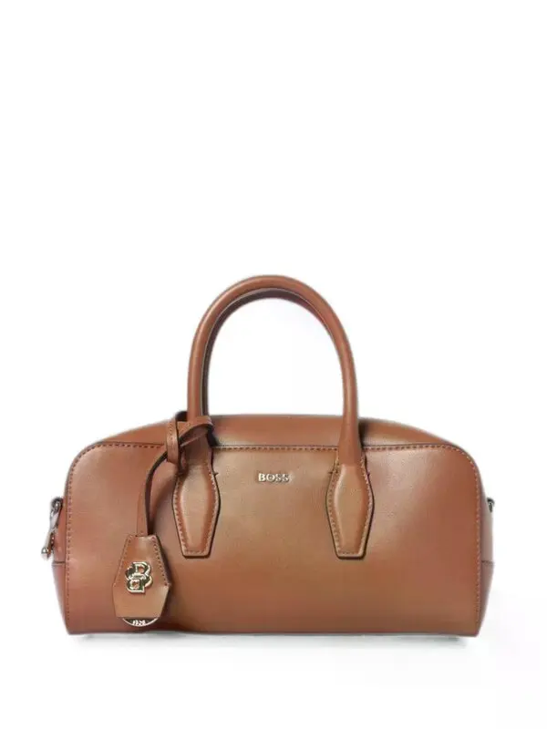 BOSS Double B Leather Shoulder Bag