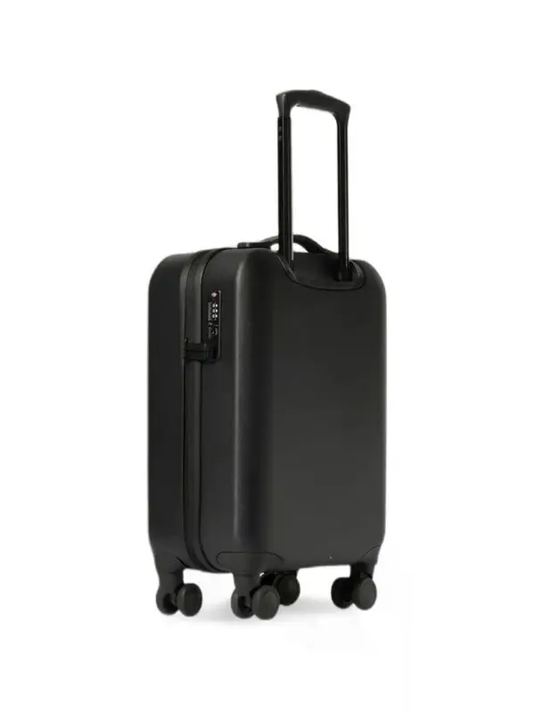 Emporio Armani Armani Exchange Textured Logo-embossed Suitcase - Black