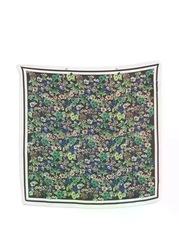 Marc O'polo Floral-print Square Scarf - Black