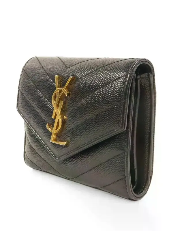 Saint Laurent Cassandre Matelassé Leather Wallet