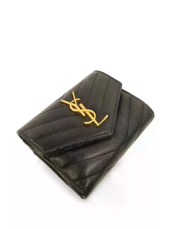Saint Laurent Cassandre Matelassé Leather Wallet