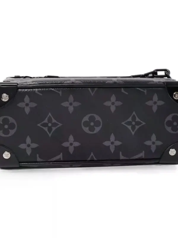 LOUIS VUITTON Mini Soft Trunk Monogram Eclipse Shoulder Bag