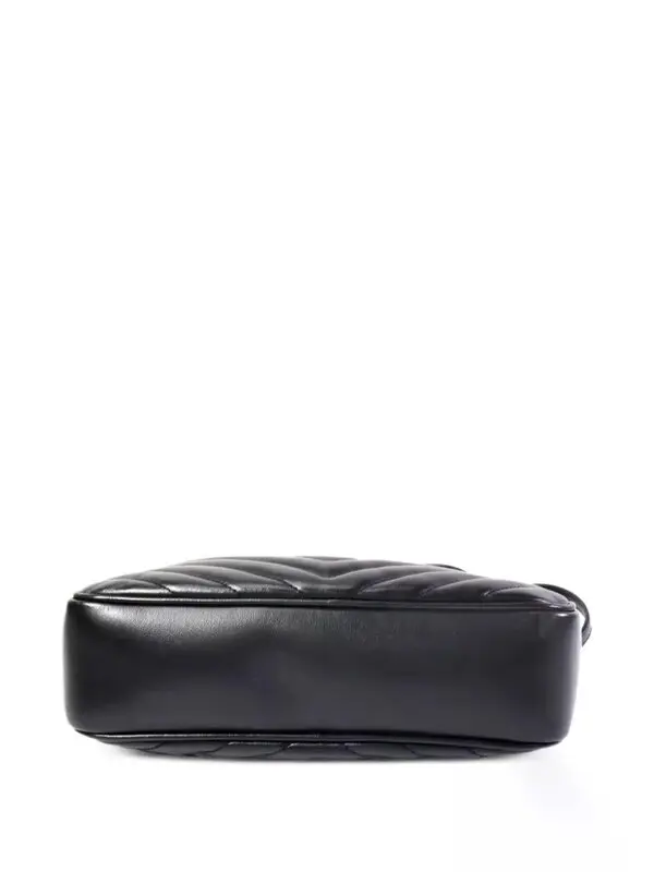 Saint Laurent Lou Chevron-quilted Camera Bag - Black