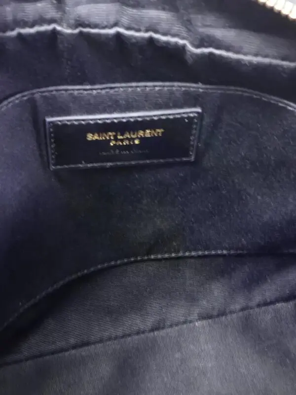 Saint Laurent Lou Chevron-quilted Camera Bag - Black