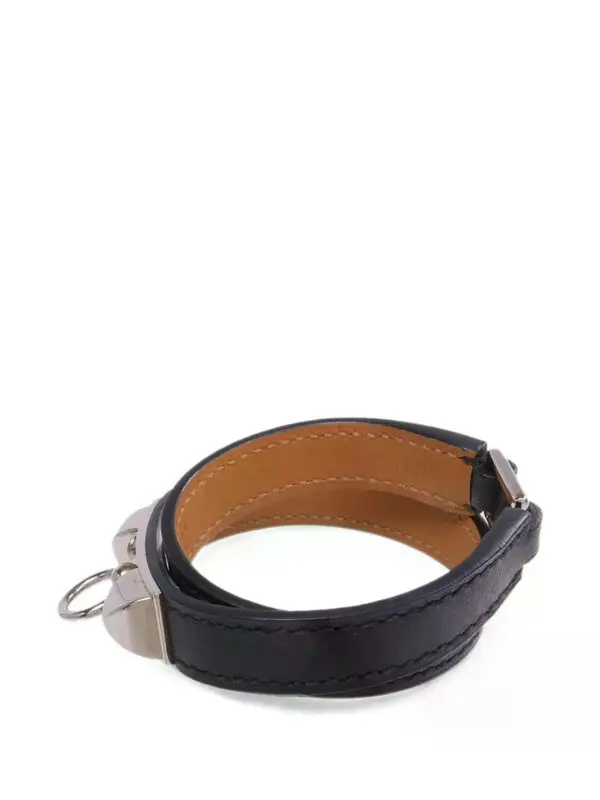 Hermès Rivale Double Tour Calf Leather Bracelet