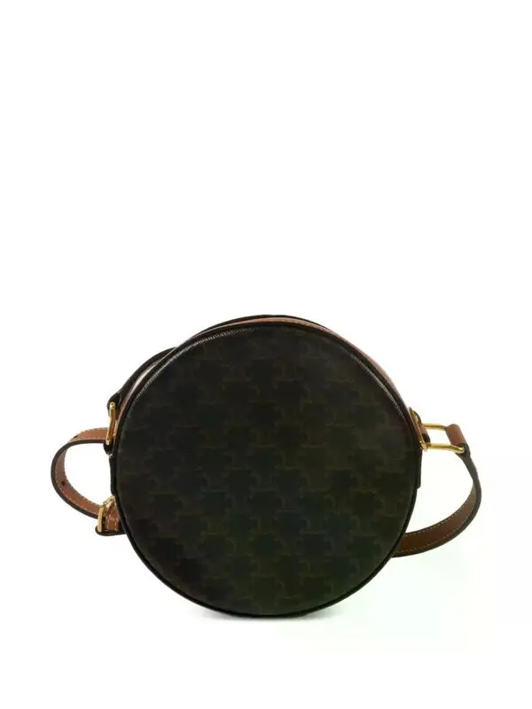 Celine Triomphe Round Shoulder Bag - Brown