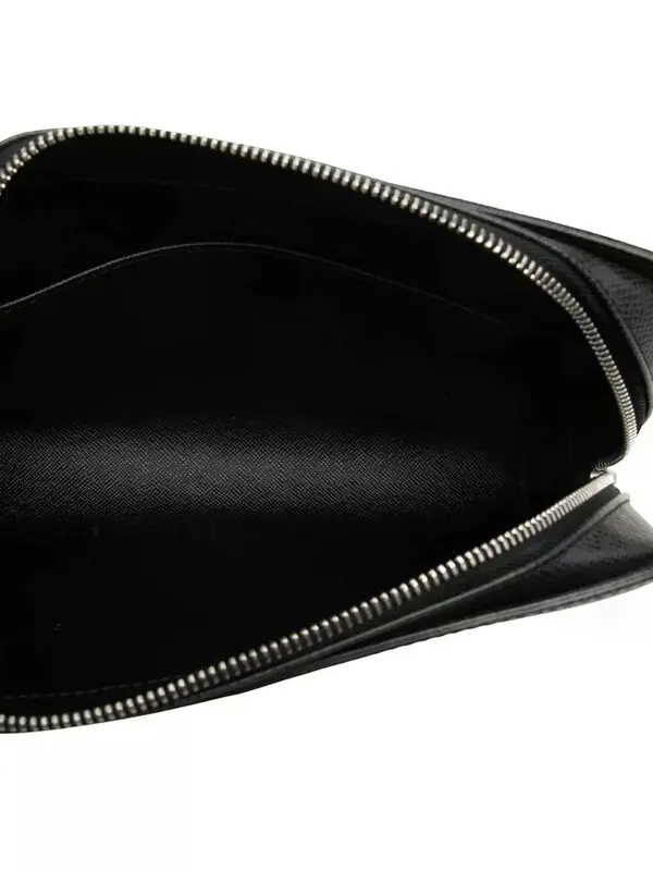 LOUIS VUITTON Taiga Leather Pochette Baikal Clutch Bag