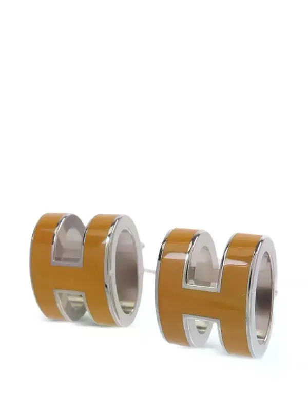 Hermès Pop H Earrings - Silver