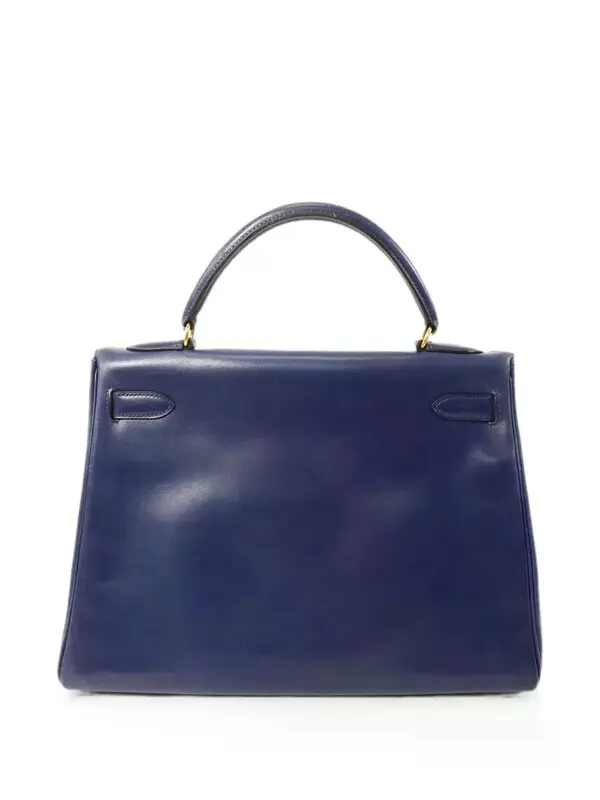 Hermès Kelly Leather Tote Bag - Blue