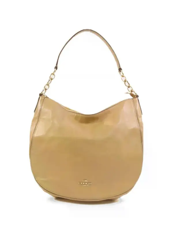 COACH VINTAGE Chain-link Logo Detail Shoulder Bag