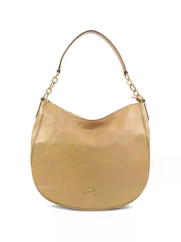 COACH VINTAGE Chain-link Logo Detail Shoulder Bag