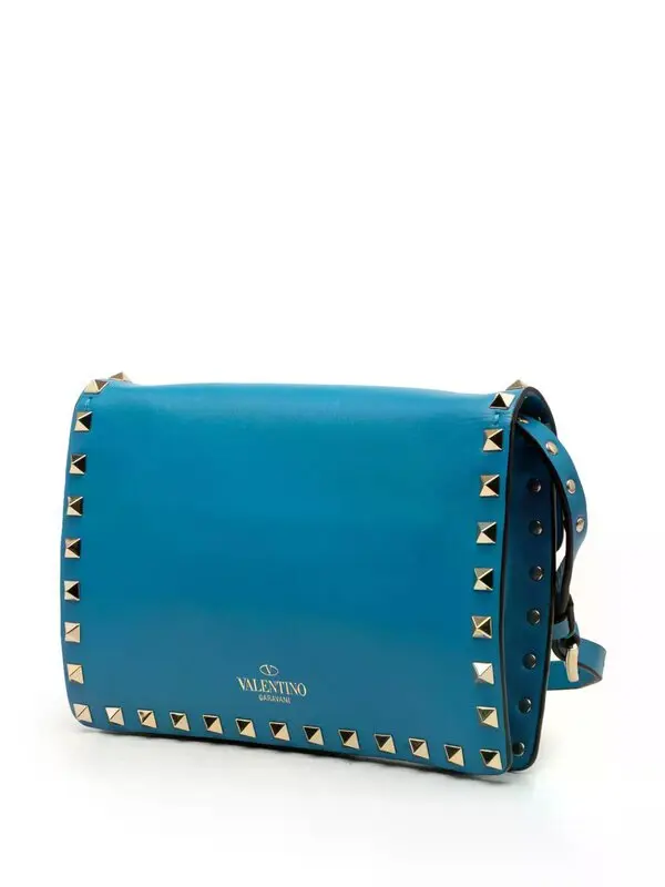 Valentino Garavani Mini Leather Rockstud Flap Crossbody Bag