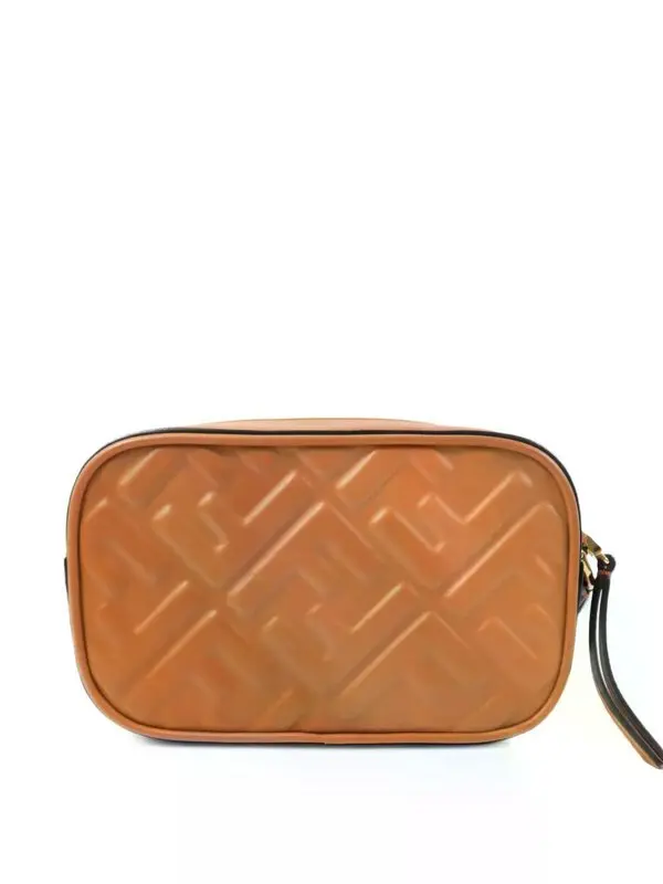 Fendi Ff Logo Crossbody Bag - Brown