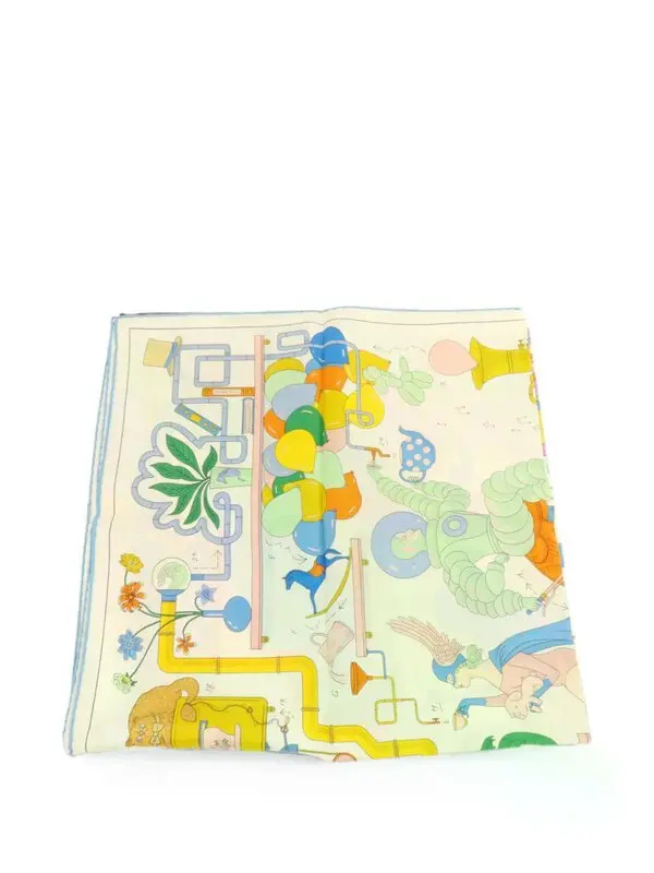 Hermès Graphic-print Scarf