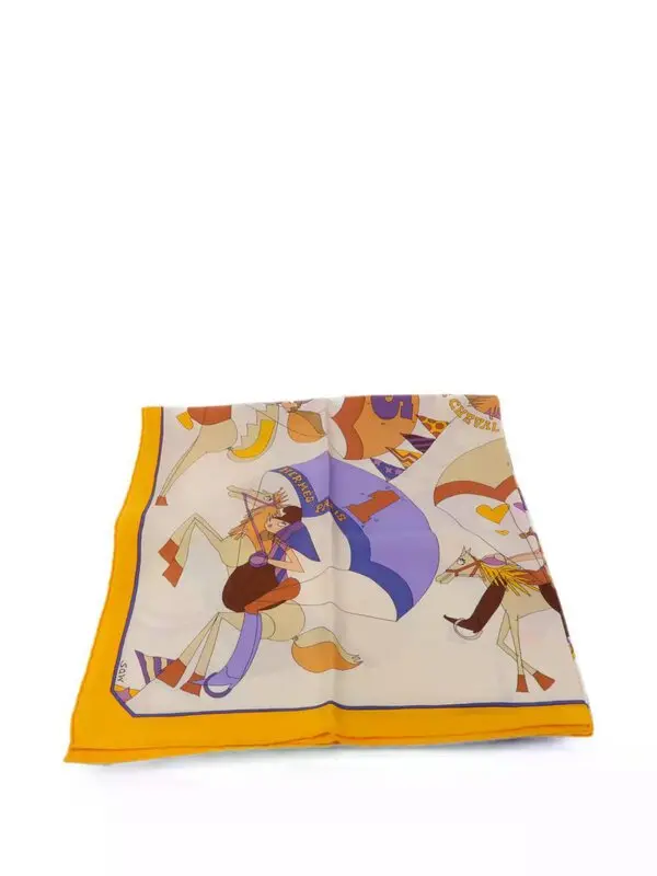 Hermès Un Amour De Cheval Silk Scarf