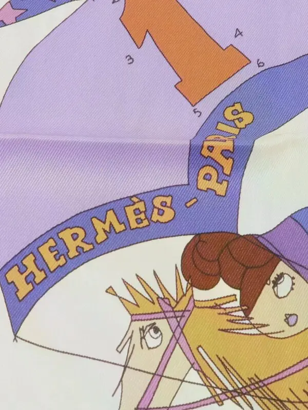 Hermès Un Amour De Cheval Silk Scarf