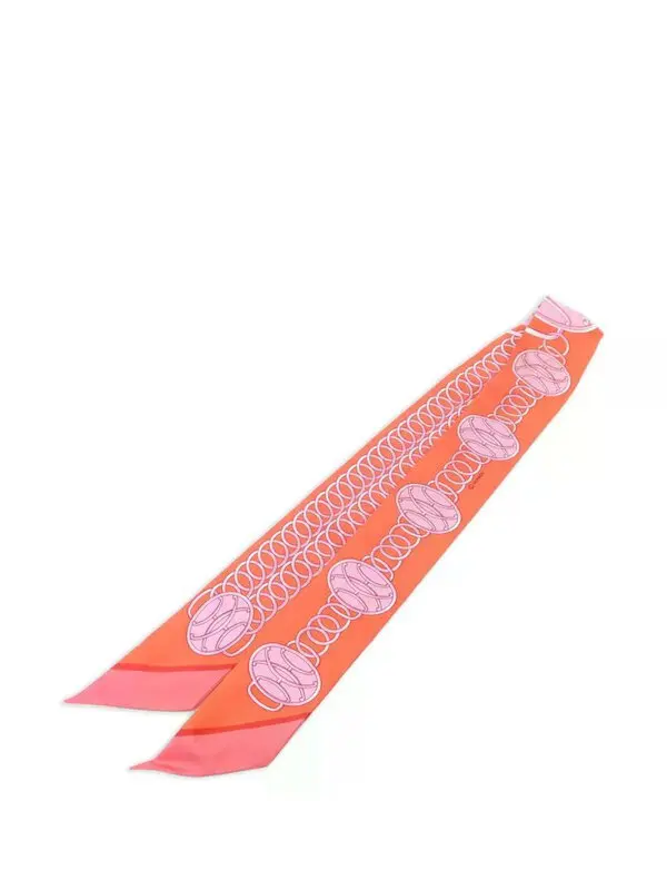 Hermès Twilly Chain-link Silk Scarf