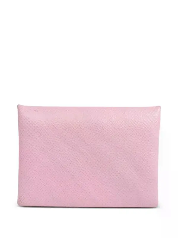 Hermès Calvi Duo Wallet - Pink
