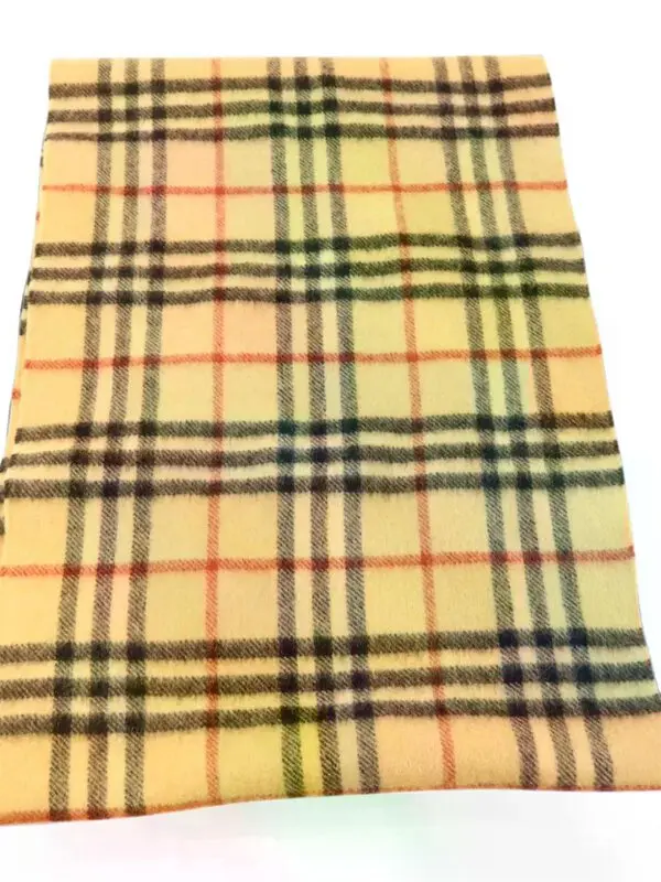 Burberry Check-pattern Cashmere Scarf