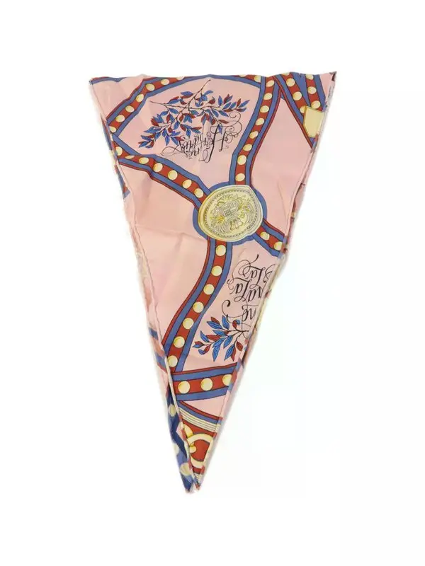 Hermès Chain-print Scarf - Pink