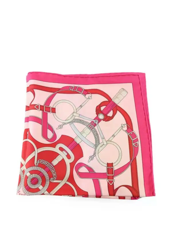 Hermès Equestrian-print Scarf