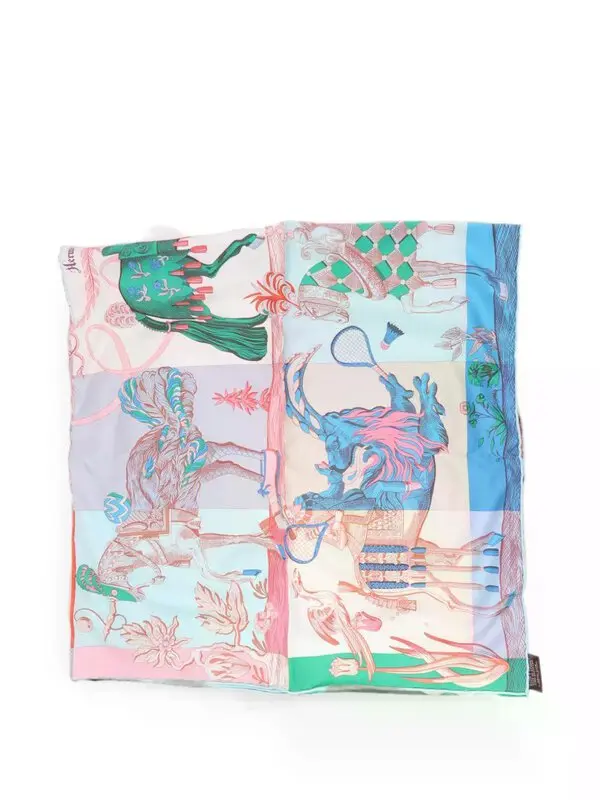 Hermès Della Cavalleria Scarf - Red