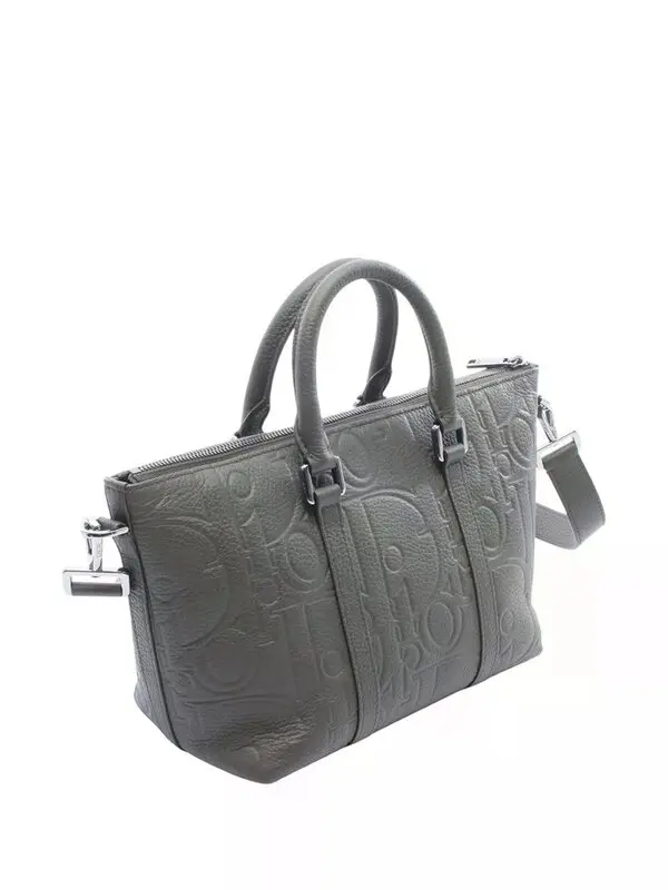 Dior Leather Gravity Weekender 25 Satchel